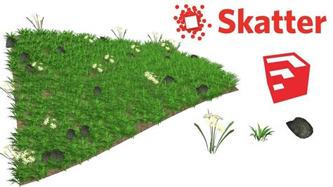 How To Use Skatter Plugin In Sketchup Part 1 Youtube