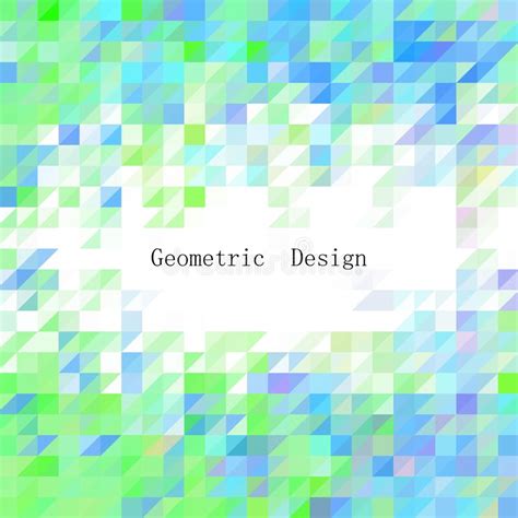 Color Triangular Background Abstract Illustration Polygonal Style