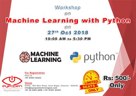 Eyeopen Technologies Machine Learning With Python
