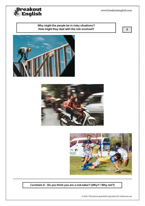 First Fce Speaking Part 2 Pictures Breakout English E