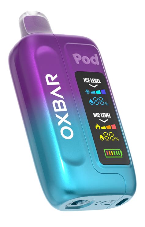 Oxbar，pod Juice， 35k Puffs，adjust Ice And Nic Level