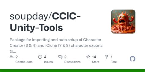 Github Soupday Ccic Unity Tools Package For Importing And Auto Setup