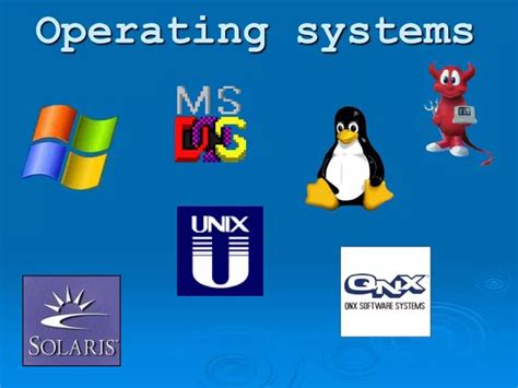 PPT Operating Systems PowerPoint Presentation Free Download ID