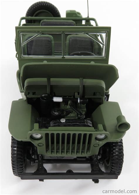 NOREV 189013 Scale 1 18 JEEP WILLYS CABRIOLET OPEN 1942 MILITARY GREEN