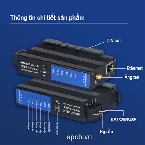 Bộ Chuyển đổi Rs232 Rs485 Sang Ethernet 4g điều Khiển Plc Từ Xa