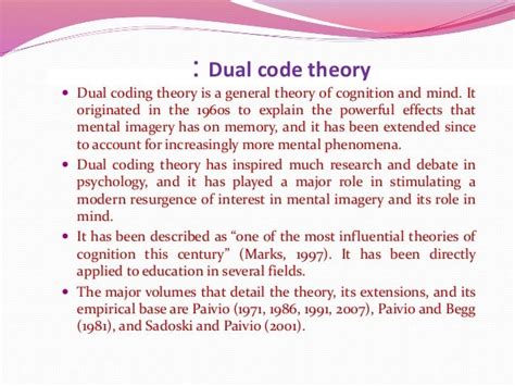Aittpavios Dual Coding Theory