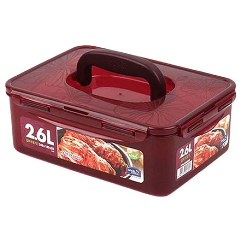 락앤락 N8241b67a13 한손 핸디 김치통 26l 사각 밀폐용기 소분용 홈플러스 택배배송