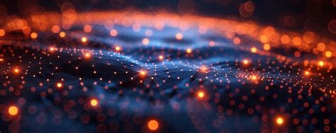 Premium Photo Quantum Entangled Nodes Forming The Backbone Background