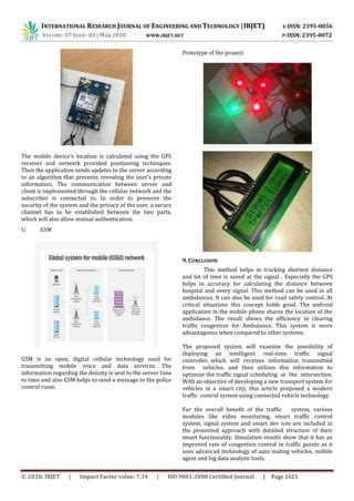 IRJET Smart Traffic Signal Monitoring Controlling Using IoT PDF Internet Computing