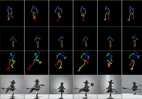 This Is A Collection Of Openpose Poses For Running And Walking The