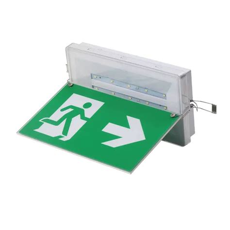 Ceiling Mounted IP Waterproof Exit Sign LED Emergency Exit Light Emergency Light And