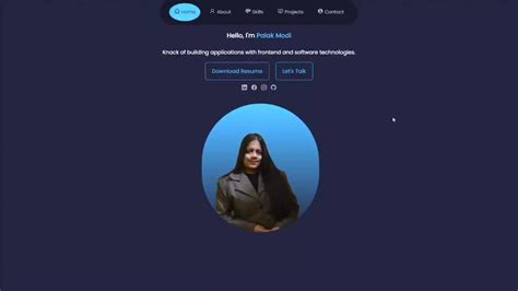 Palak Modi On Linkedin Portfolio Reactjs Webdeveloper