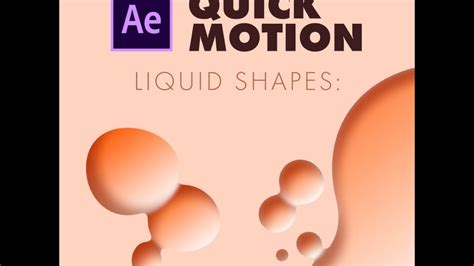 Create Quick And Easy Liquid Animation Inside After Effects Youtube