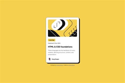 Frontend Mentor Responsive Layout Using Css Flexbox Coding Challenge Solution