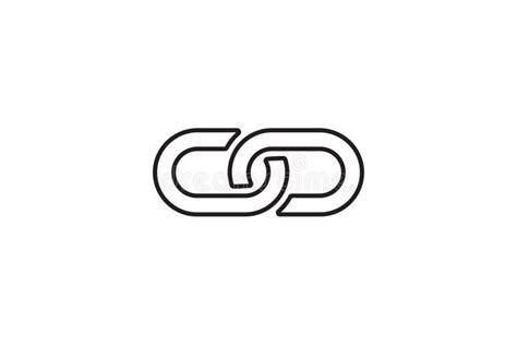 chain link icon connection sign vector illustration linked interface