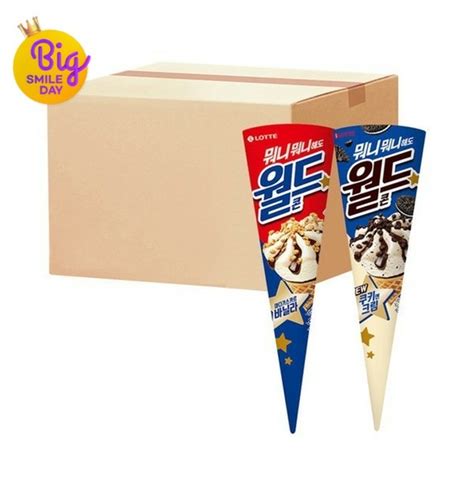 월드콘 아이스크림 바닐라 쿠키앤크림 12개씩 총 24개 티몬