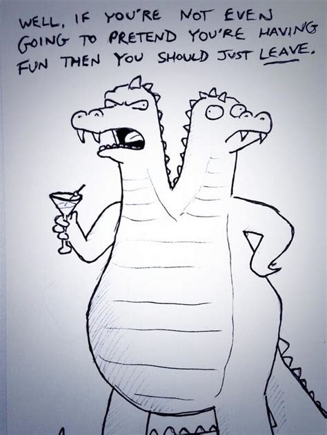 2 Headed Dragon Drawing