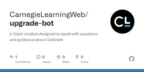 github carnegielearningweb upgrade bot a slack chatbot designed to