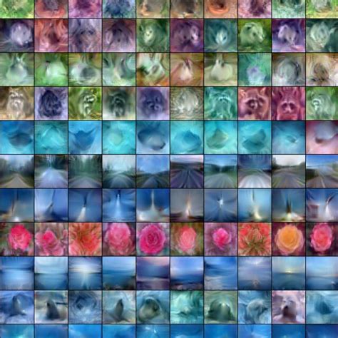Visualizations Of Part Of Synthetic Images Distilled From The 32 × 32