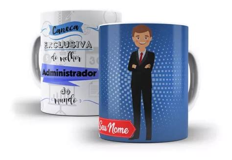 Caneca Profiss O Administrador Caixinha Modelo Parcelamento Sem Juros
