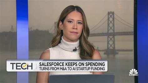 Salesforce Keeps On Spending As Company Turns From Manda To Ai Startup Funding