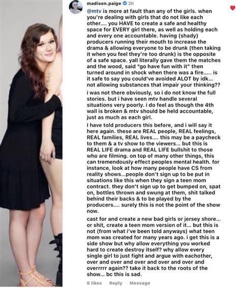 Madisen From Yandp Thoughts On Tmfr Rteenmomogandteenmom2