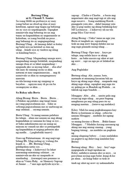 Bertang Uling Pdf