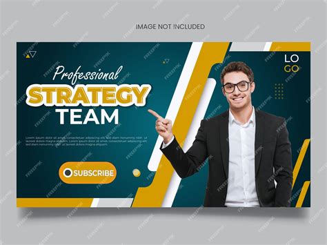 Premium Vector Creative And Clean Thumbnail Design