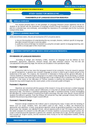 ENG8 Q4 MOD5 Module English Quarter 4 Module 5 Developing