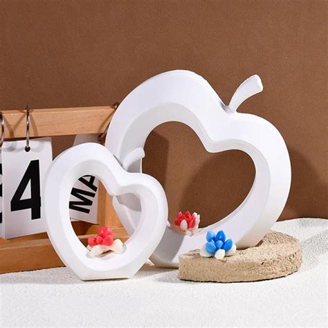 Hollow Apple Silicone Mold Cute Apple Resin Mold Christmas Apple Mold Concrete Apple Mold Cement