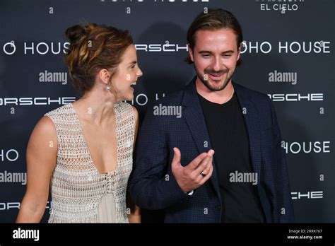 Emma Watson And Alex Watson Stock Photo Alamy