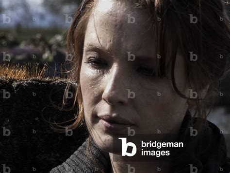 Image Of Kelly Reilly During The Filming Of Puffball Photo