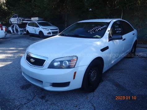 2015 White Chevrolet Caprice 4 Door Sedan Allsurplus
