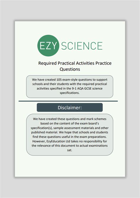 7 Gcse Science Required Practical Questions Uk