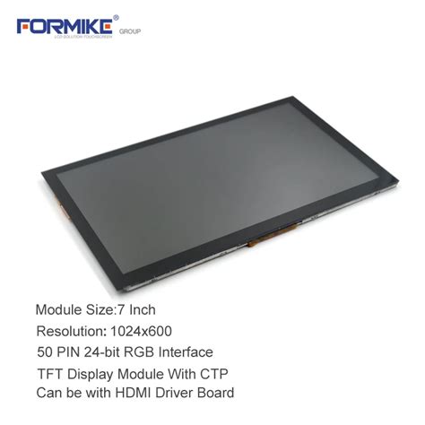 7 Inch Lcd Modules 1024 600 Ips 7 Inch Rgb 24bit 30pins Interface Lcd Display Touch Screen Lcd