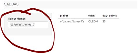 Is There A Way To Split The Characters In Selectinput Posit Community