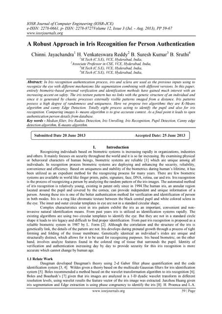The Biometric Algorithm Based On Fusion Of Dwt Frequency Components Of Enhanced Iris Image Pdf