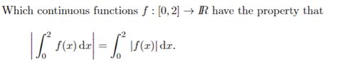 solved which continuous functions f [0 2]→r have the