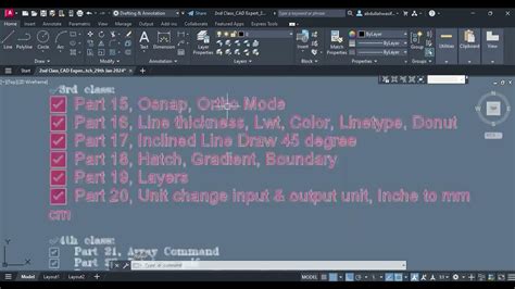 3rd Class Cad Expert 22th Batch 03 Feb 2024 Youtube