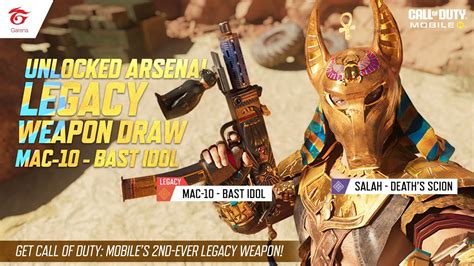 Unlocked Arsenal Legacy Weapon Draw MAC 10 Bast Idol Garena Call