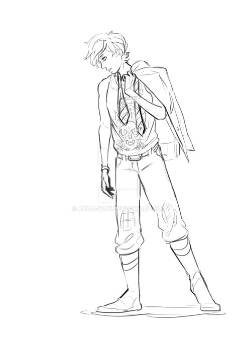 Oc Sketch By Akira Yuki On Deviantart