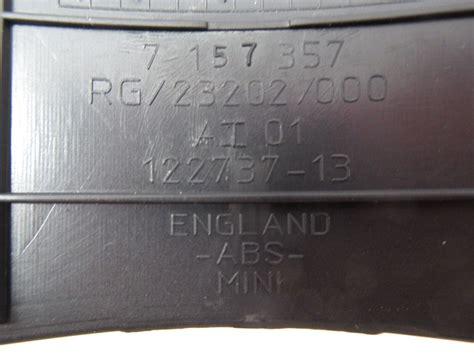 Mini Cooper One S Silver Dual Twin Rev Counter Speedo Mount Cover R50