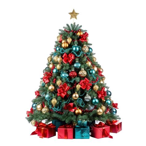 Christmas Decorated Tree Christmas Christmas Tree Merry Png