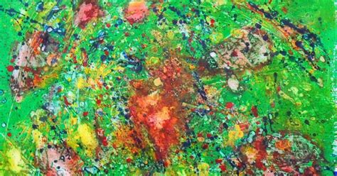 Painting DRIPPING DRIBBLING AND SPLATTERING