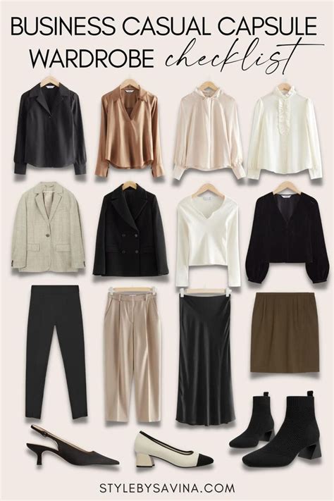 Business Casual Capsule Wardrobe What To Wear To The Office Style By
