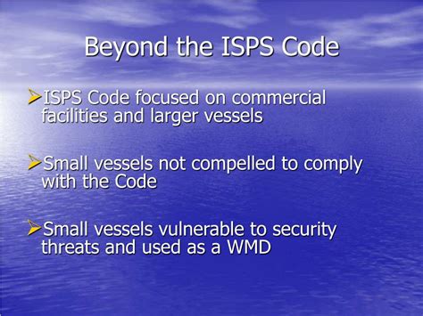 Ppt Best Practices On And Beyond The Isps Code Powerpoint