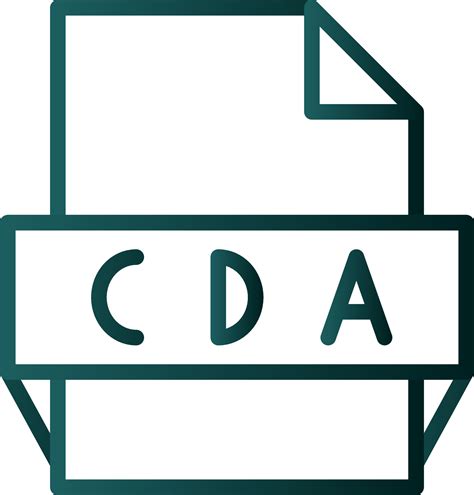 Cda File Format Icon 15574381 Vector Art At Vecteezy