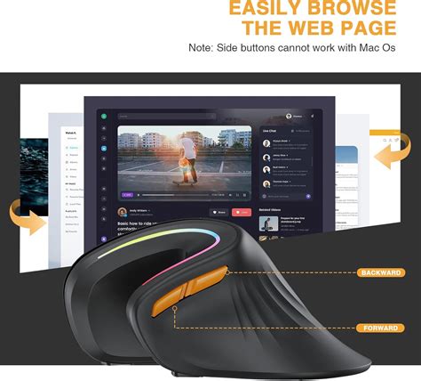 Protoarc Em11 Ergonomic Wireless Mouse Instruction Manual