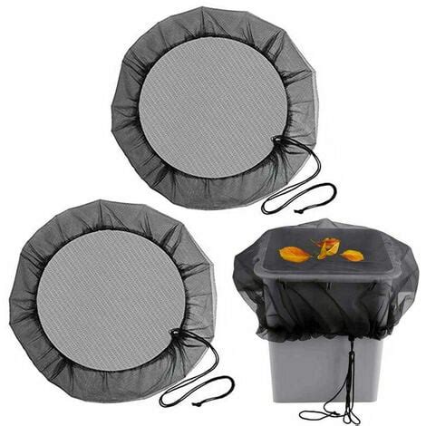2PCS Filet De Protection Pour Tonneau De Pluie 95cm Filet Pour Citerne