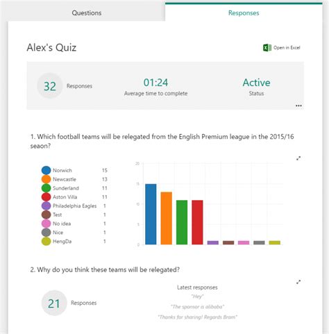 Responses In Office Forms Blog Alex Pearce Microsoft MVP